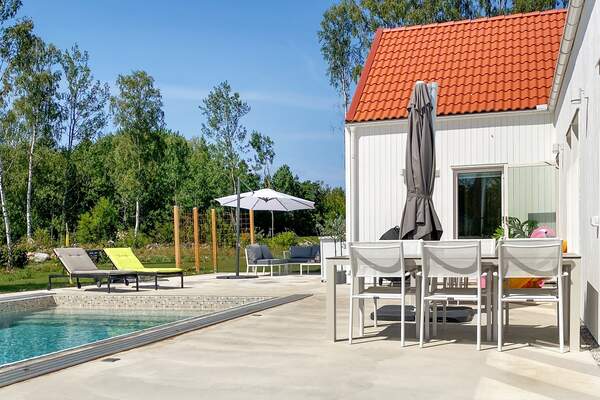 Gotlands Tofta, Gotland, Stuga 56754, 12 personer, Swimmingpool
